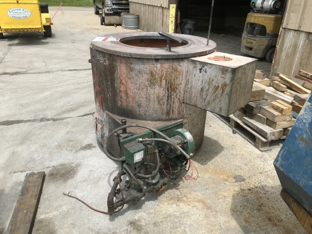 Cast Iron pot or crucible gas fired furnaces | Dy-Kast